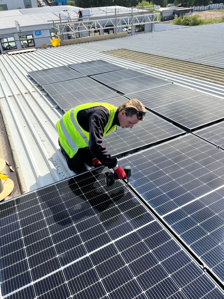 SHJ Medical Gas Specialists | Solar Panels Installed at SHJ Head Office